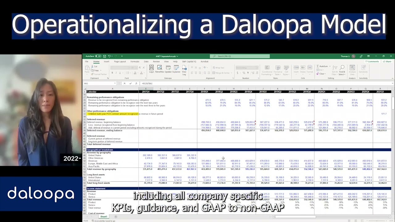 Operationalizing a Daloopa Model (Intro to Daloopa) - YouTube