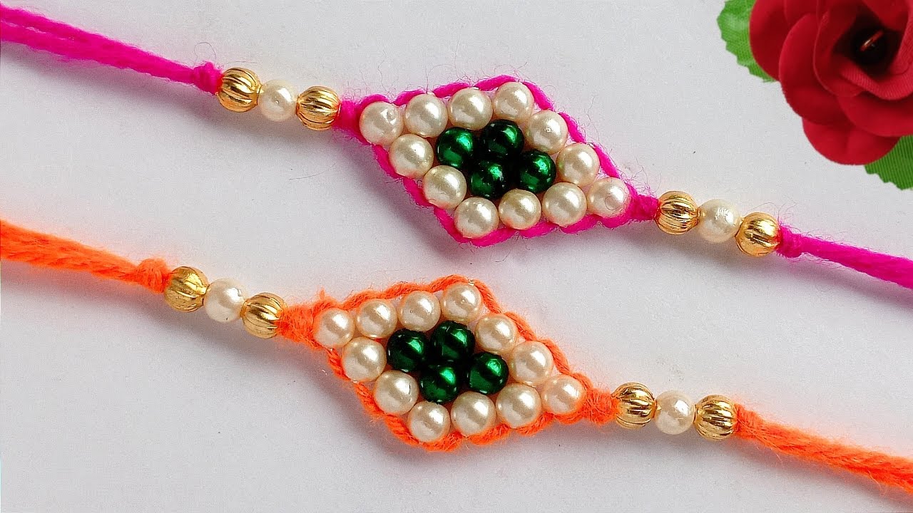 Diy easy rakhi || How to make easy rakhi at home || Rakhi making with ...