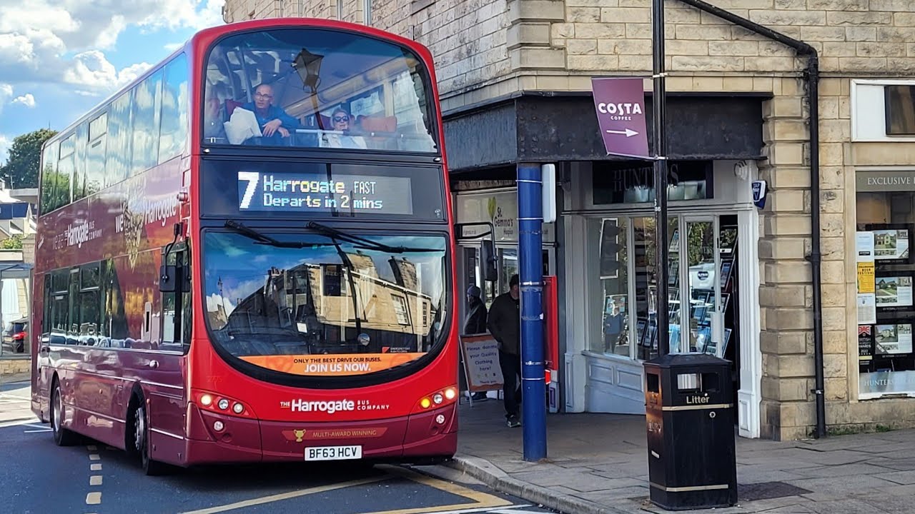 [HD WS] *THRASH* Transdev Harrogate Bus Company 2775 (BF63 HCV) On The ...