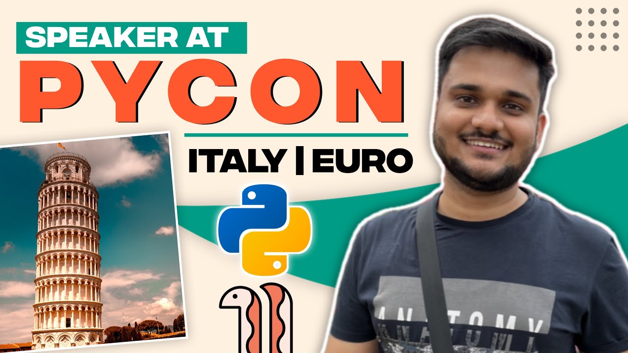 How Software Engineering Helped Me To Travel The World ? | Speaker At PyCon Italy & Euro Python ...