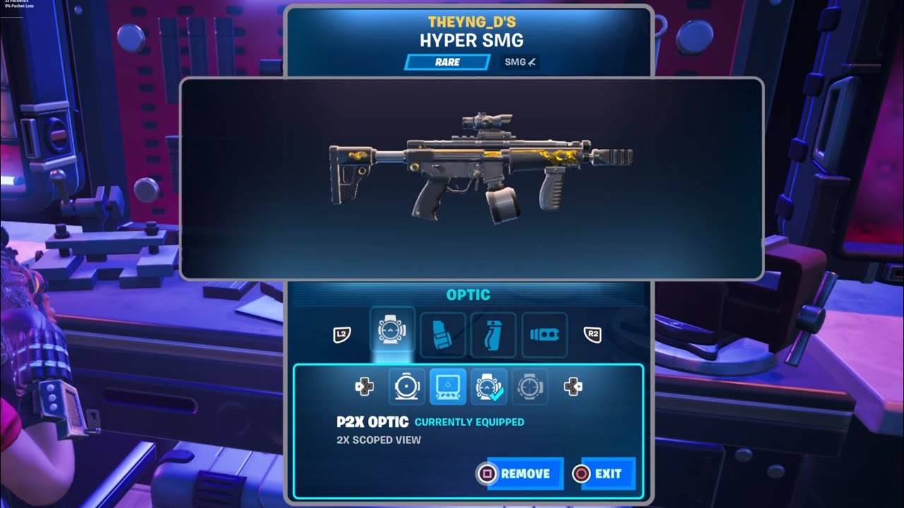 THE 1ST EVER CLASS SETUP FOR THE HYPER SMG in FORTNITE!!! PS5 Gameplay ...