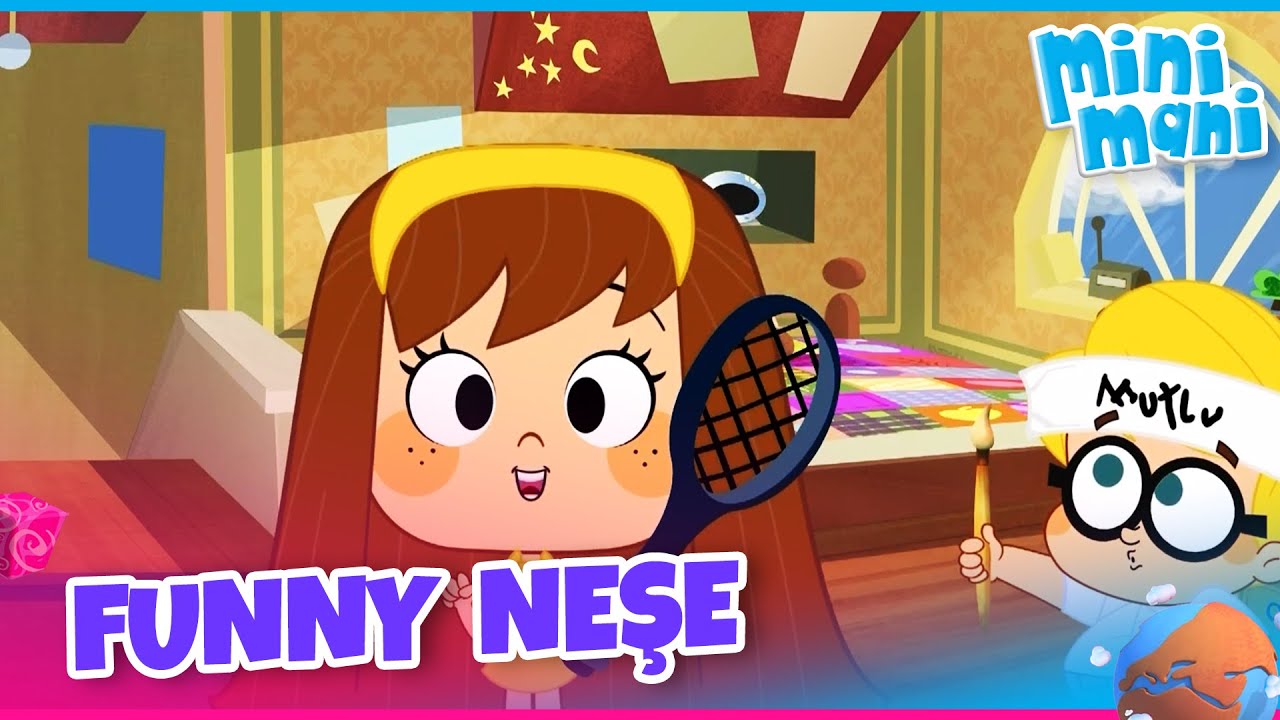 Coloring time for Neşe🌈🧑‍🎨| English Learning for Kids | Mini Mani - YouTube