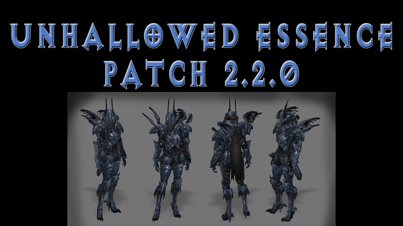 Diablo 3 - Demon Hunter Unhallowed Essence PTR Update 2 (RoS Patch 2.2. ...