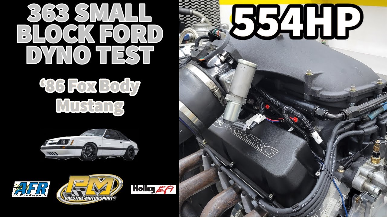 Fox Body Bound 554HP 363ci Ford Holley Side Ram Dyno Testing at ...