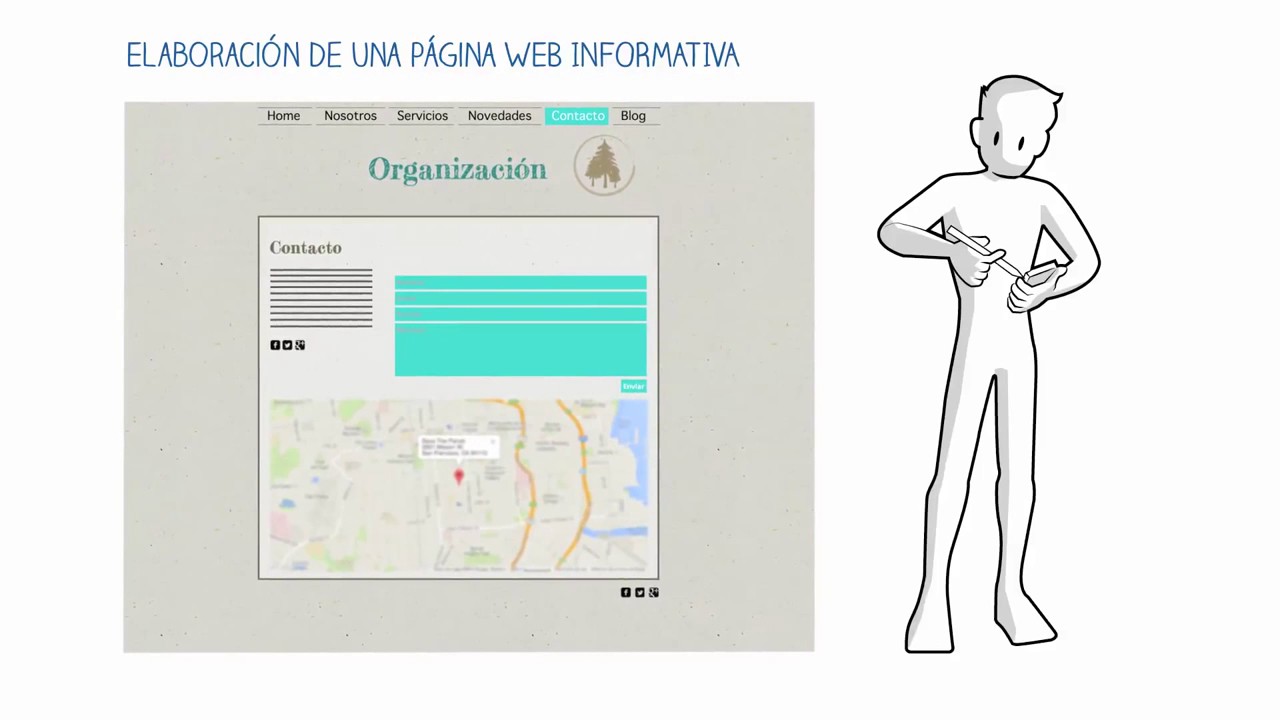 Como elaborar un sitio web informativo - YouTube
