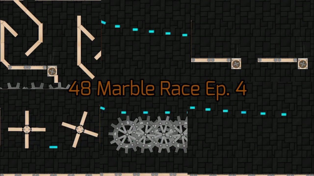 48 Marble Race Ep. 4 (Marble Run 2D) - YouTube