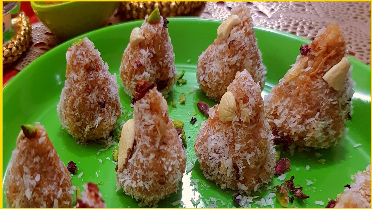 Savai से बनाए बिना मावा के New Crunchy Modak | How to make Modak at ...