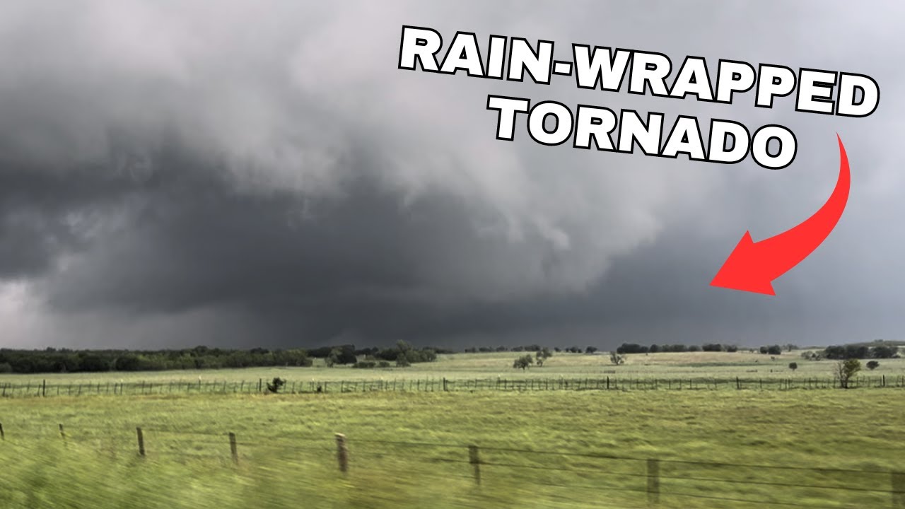 Rain-Wrapped TORNADO in Texas - April 26, 2024 - YouTube