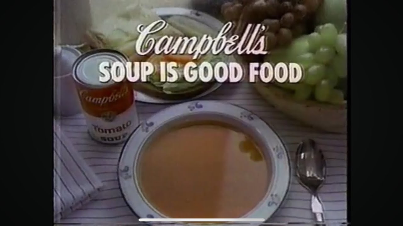 Campbell's tomato soup TV Commercial (Soup is good food) - YouTube