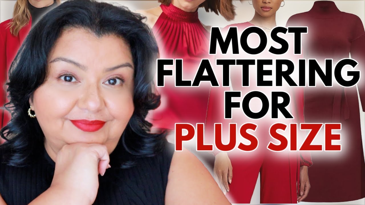 How To Style Fall's Hottest Color For Plus Size: Red - YouTube