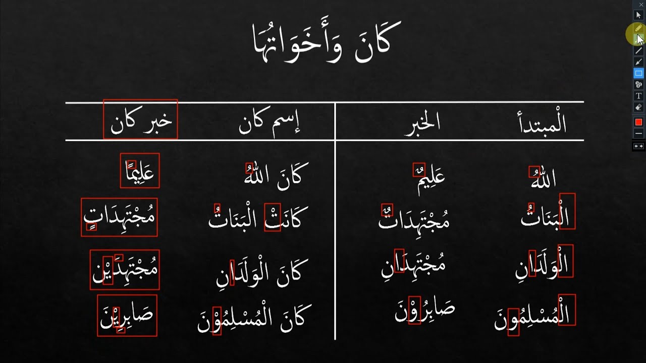 Belajar bahasa arab dari nol part 59 || Isim Mansub : 9. Khobar Kana ...