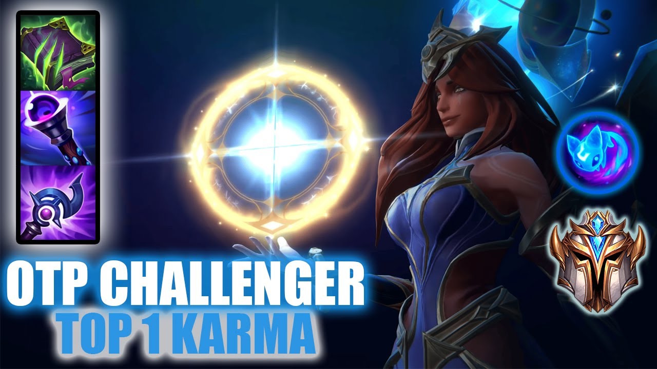 [Wild Rift] KARMA TOP 1 - Challenger ranked game + build - YouTube