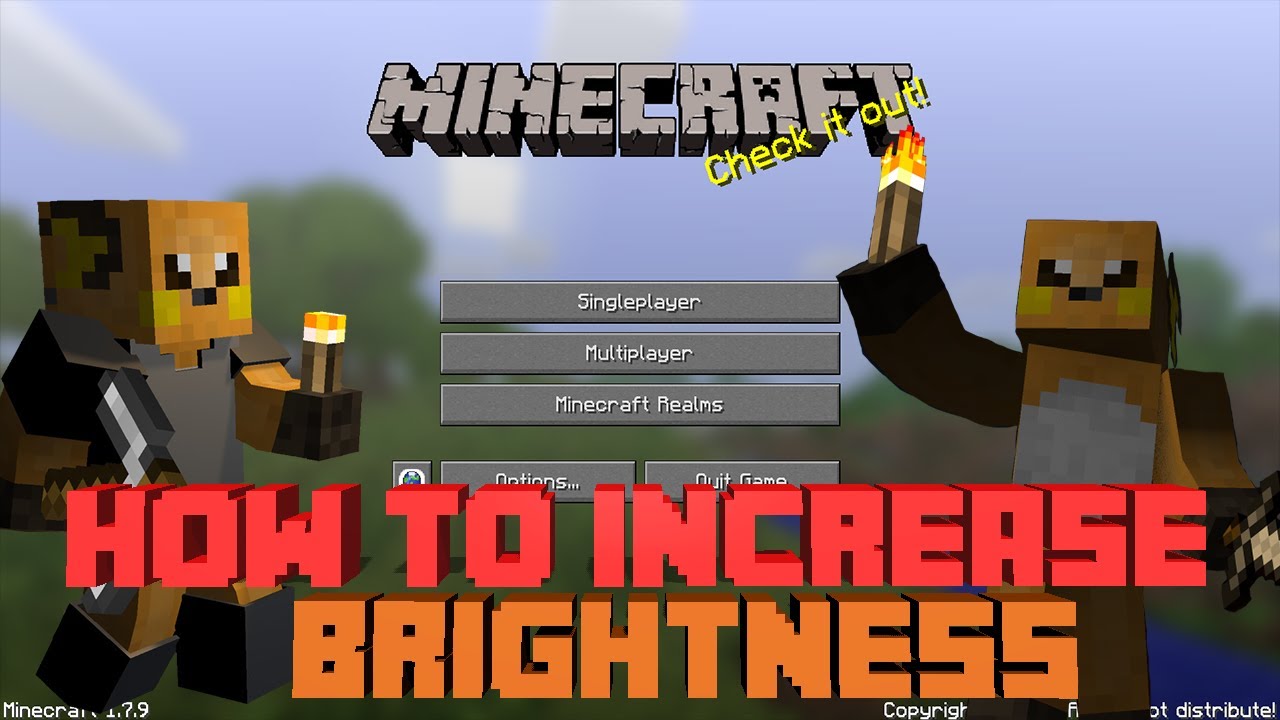 How To Minecraft: Increasing your Brightness for Windows - YouTube