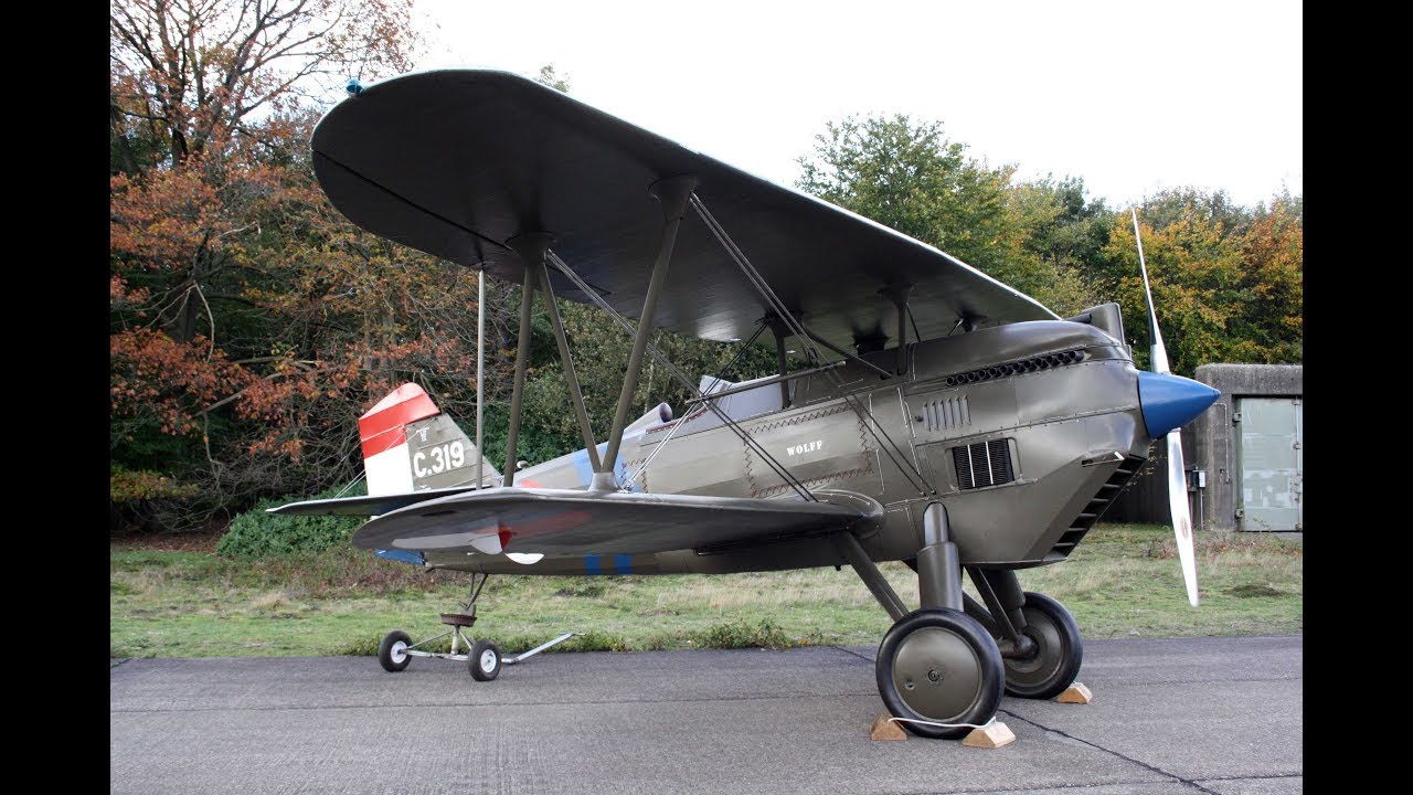 Curtiss Hawk P-6 overdracht - YouTube