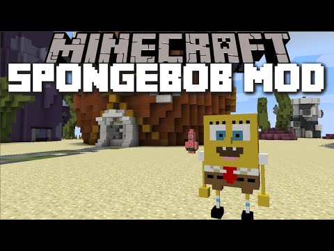 Minecraft SpongeBob Mod Showcase (w/ New skybox Minecraft PC) - YouTube