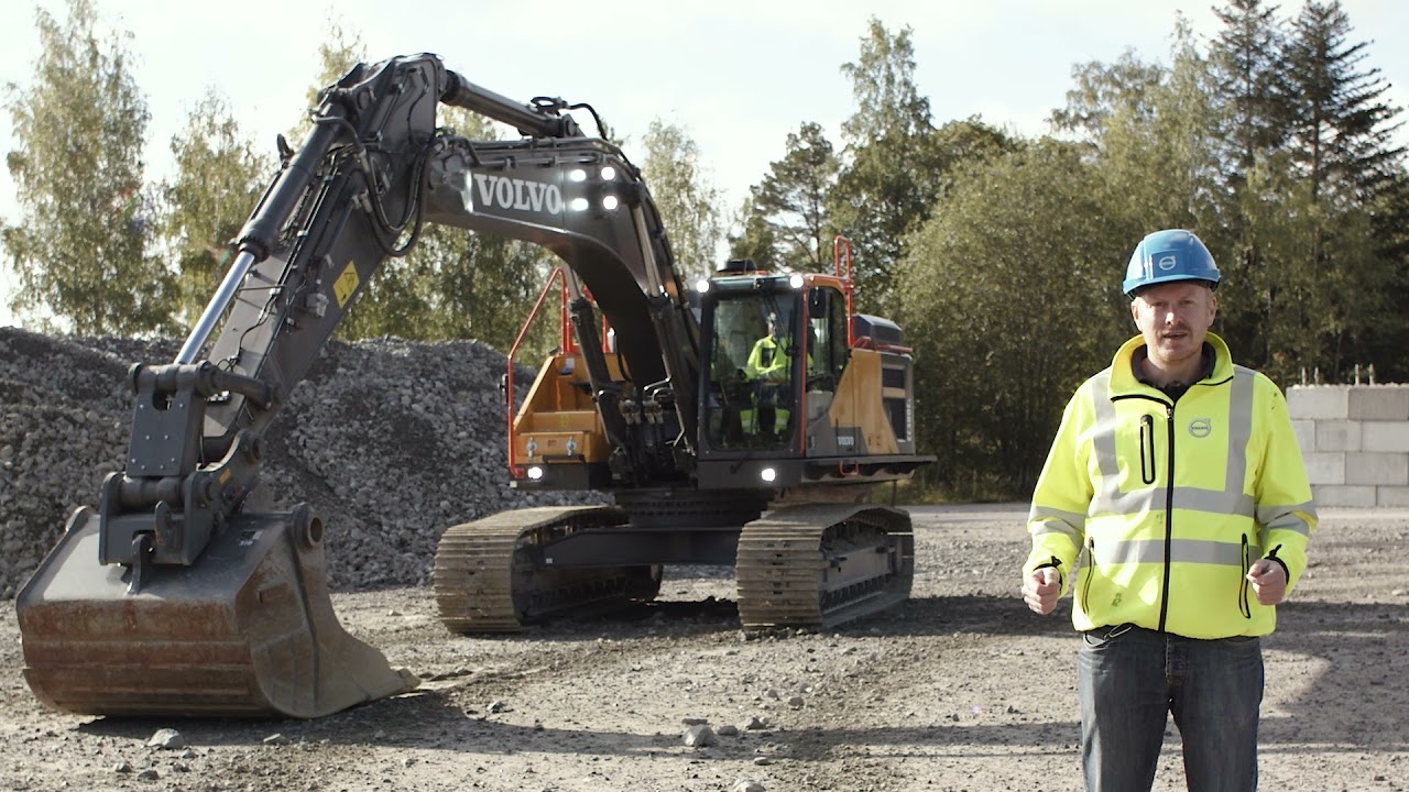 Boom Float Function Volvo Excavators - YouTube
