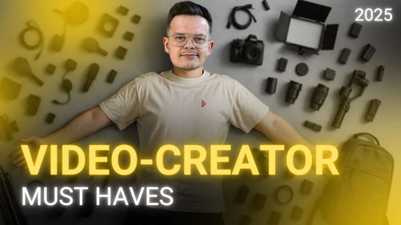 VIDEO CONTENT CREATOR ESSENTIALS 🎬 Das steckt in meinem Rucksack! - YouTube