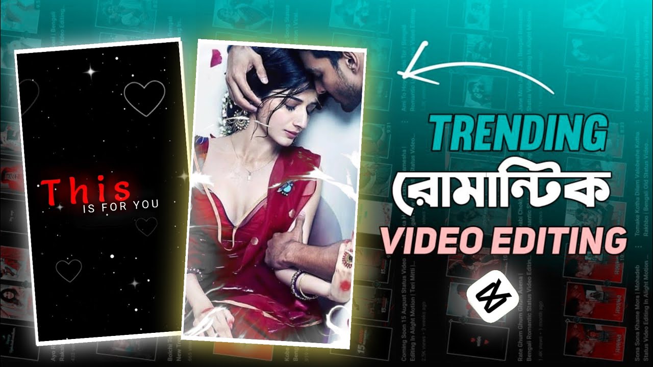 Romantic status video editing in capcut | Hindi Song status video editing | TECHNICAL MURAD ...
