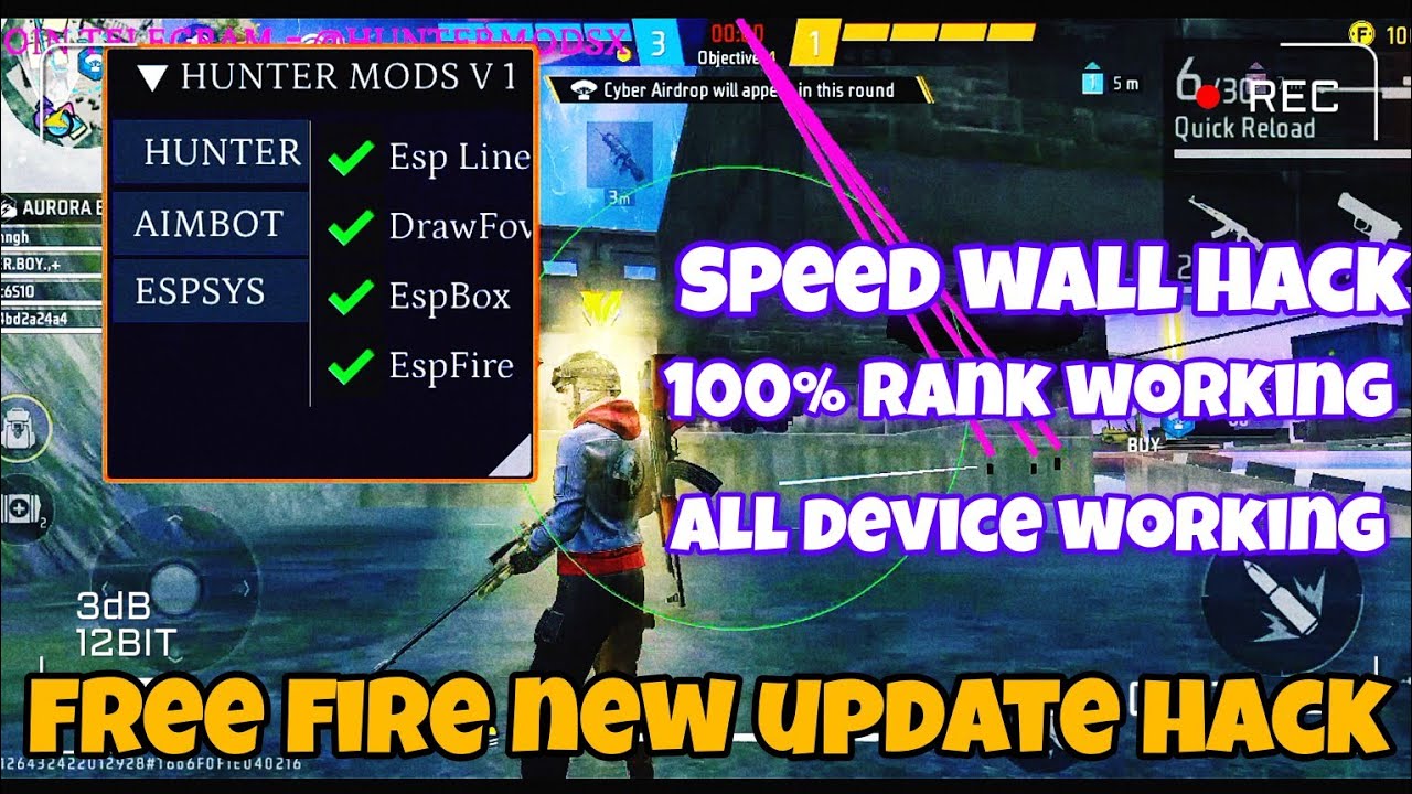 free fire auto headshot hack rank working mod menu free fire magic ...
