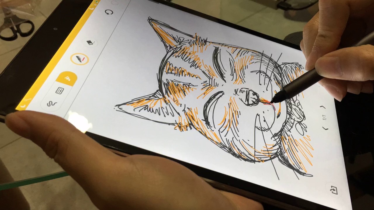 ASUS ZenPad 3S 10 ( Z500M ) 數位繪圖實錄 - YouTube