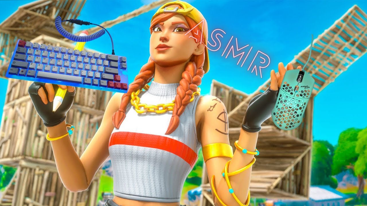 Custom $180 Mechanical Keyboard Fortnite Gameplay 😴 asmr - YouTube