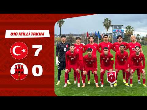 Maç Özeti | U18 Türkiye 7-0 U18 Cebelitarık |  UEFA Avrupa Şampiyonası B Ligi 1. Tur