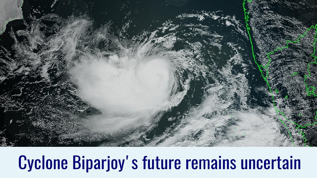 Cyclone Biparjoy Forecast remains uncertain - June 9, 2023 - YouTube