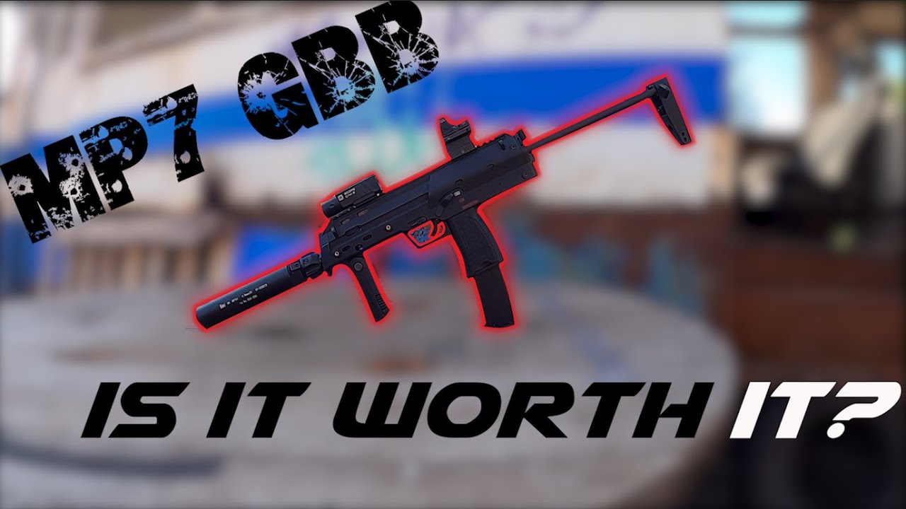WE MP7 GBB | Airsoft UNBOXING, REVIEW, & SHOOTING TEST - YouTube