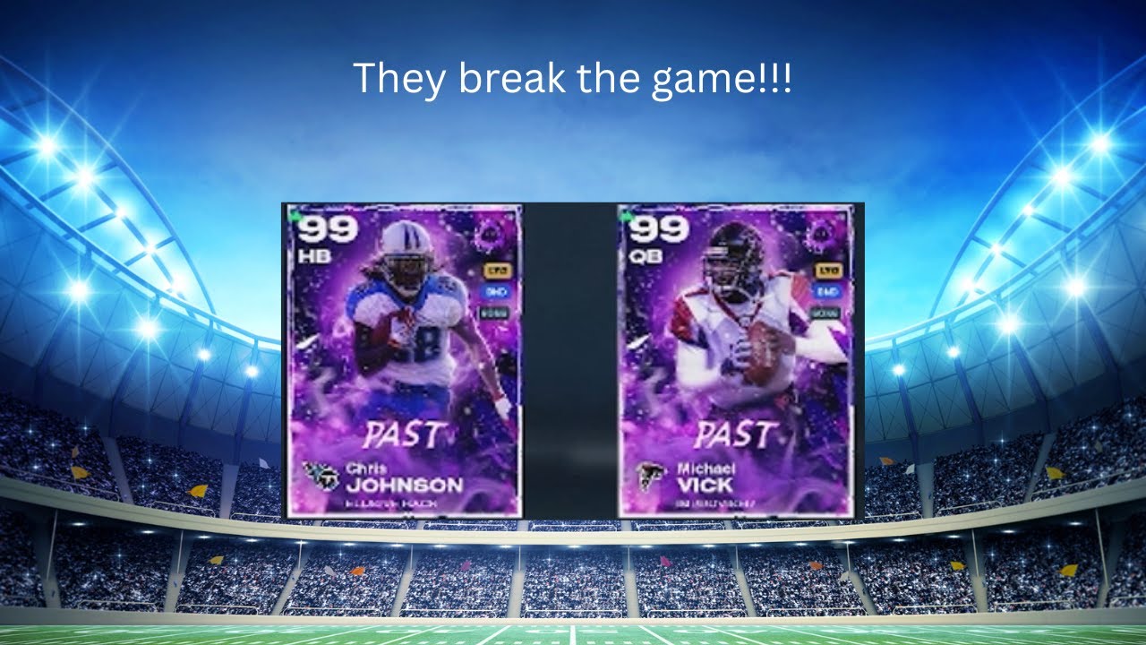 New Michael Vick Qb and Chris Johnson running back break madden 26!!! Madden 26 gameplay - YouTube