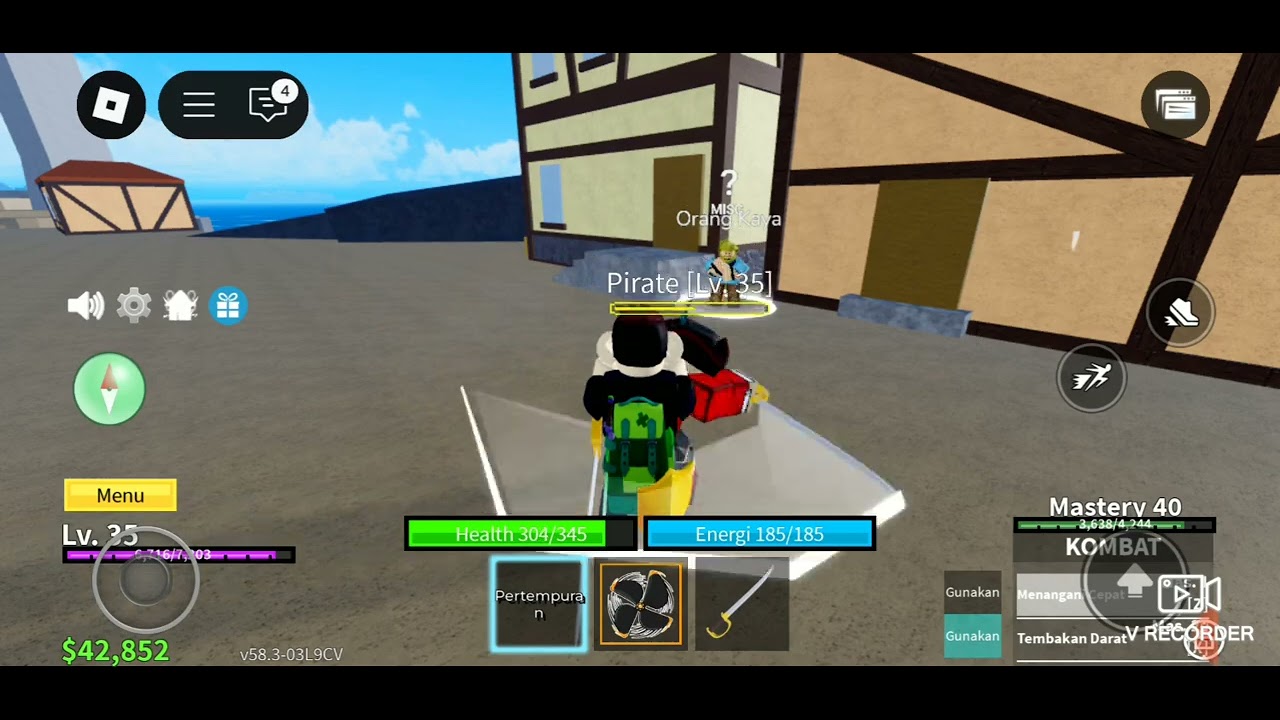 Roblox in brox fruits play - YouTube