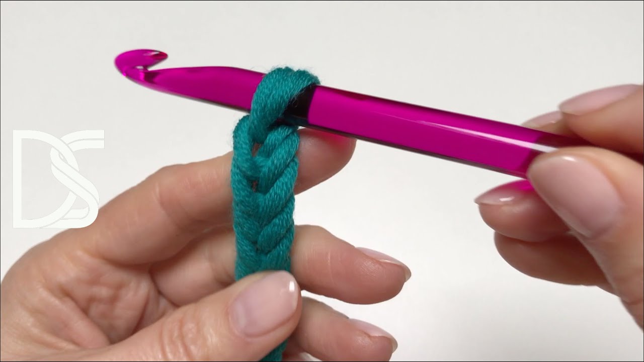 Distitch crochet - chain DS - YouTube