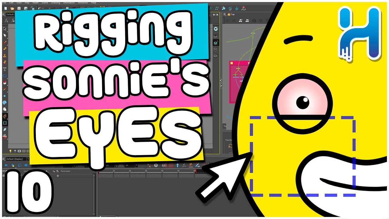 RIGGING Sonnie's EYES | Toon Boom Harmony Rigging Tutorial | Part 10 ...