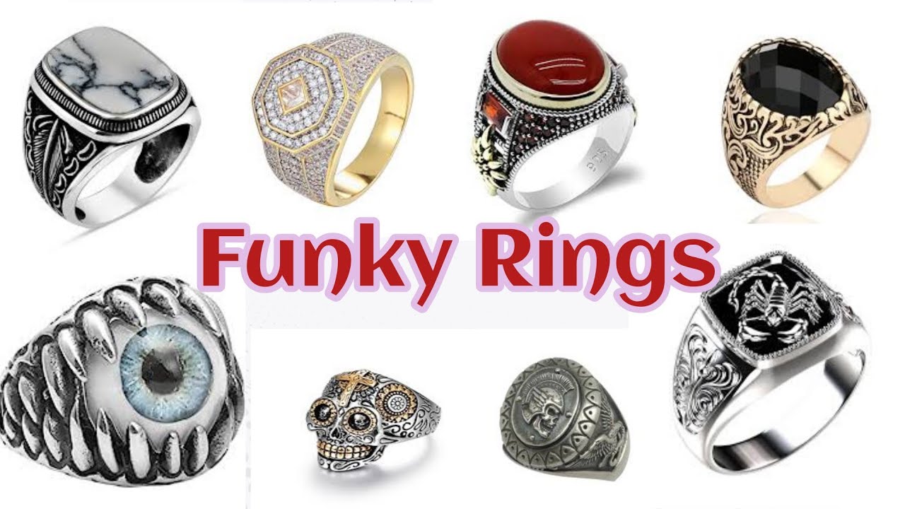 Funky Rings #jewellery #ring #viral - YouTube