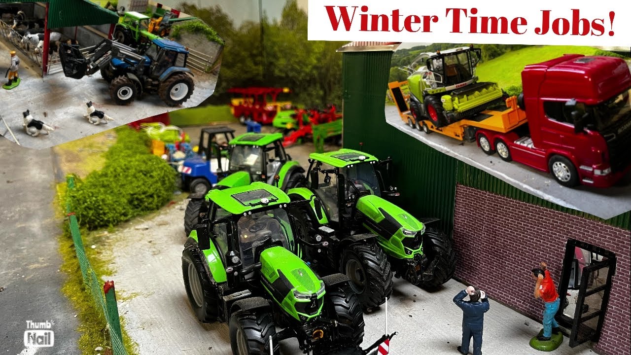 Christmas Tractor Run & Winter Time Feeding! - The Big 1/32 Model Farm ...