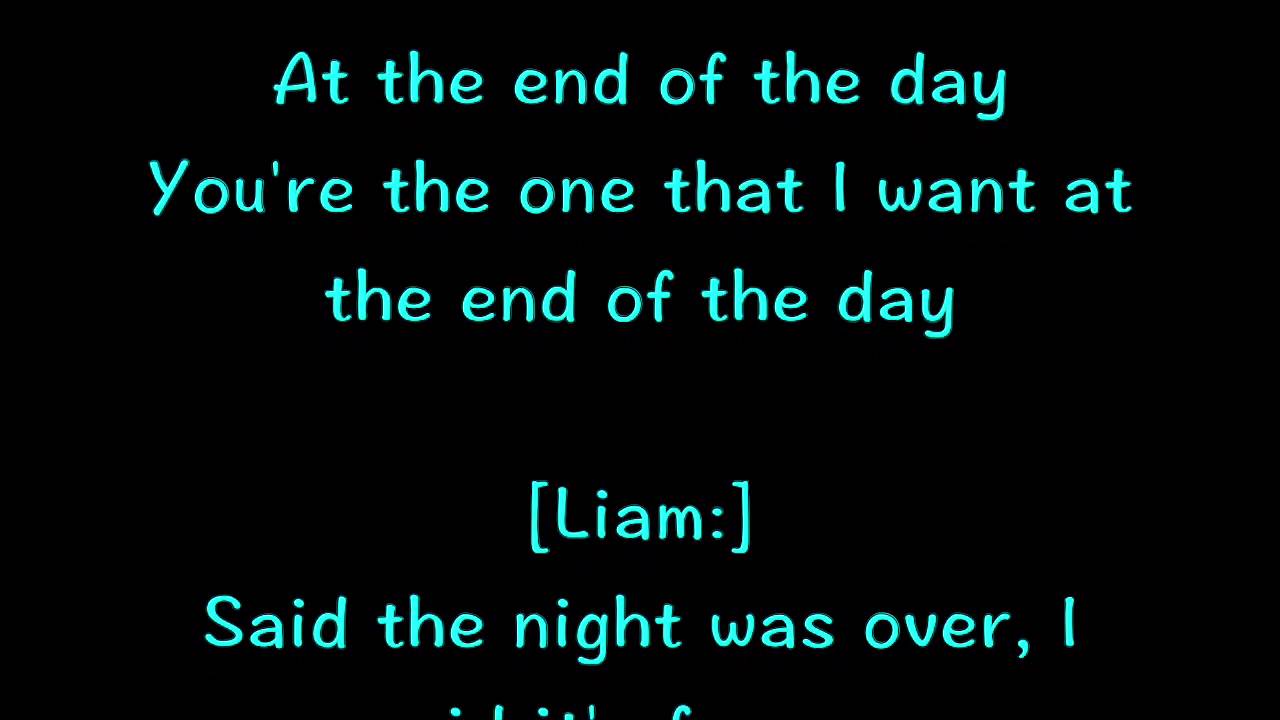 One Direction - End of The Day (Song Lyrics) - YouTube