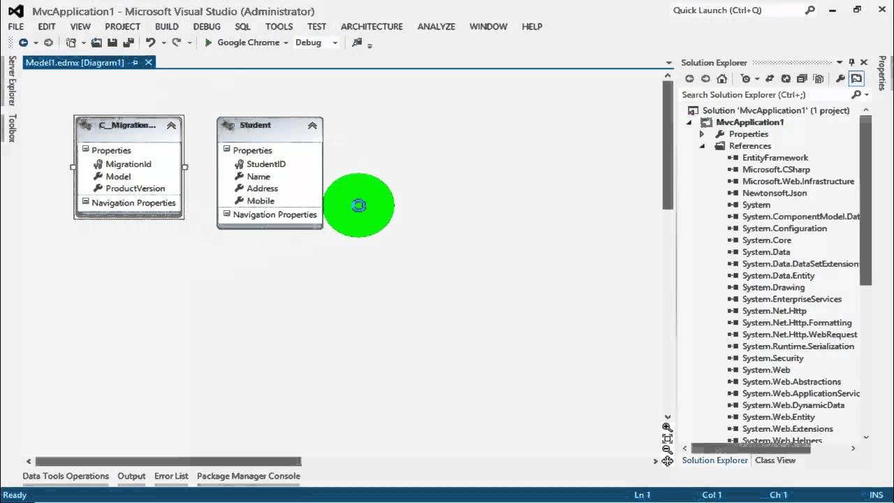 Database First Approach in Entity Framework - YouTube