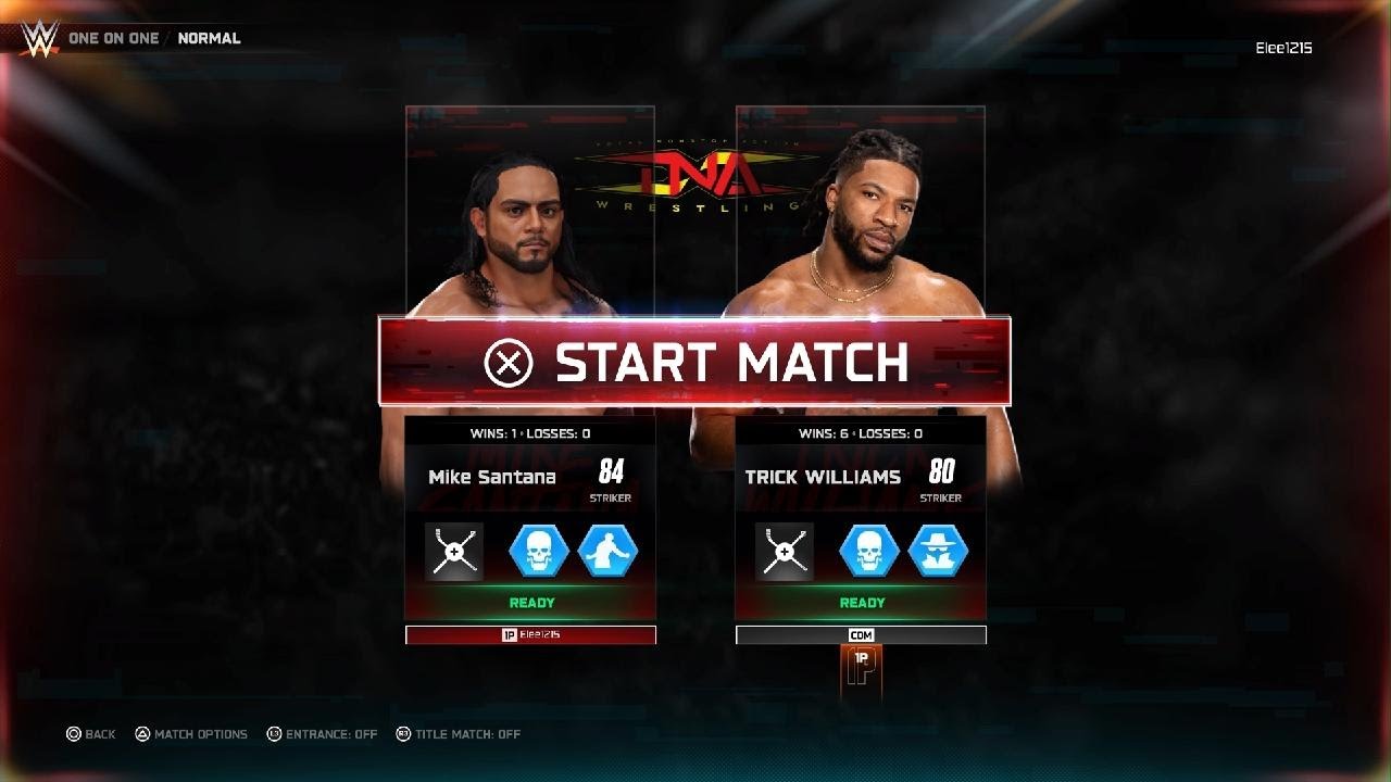 WWE 2K25 TNA Wrestling Bound For Glory 2025 TNA World Title Mike ...