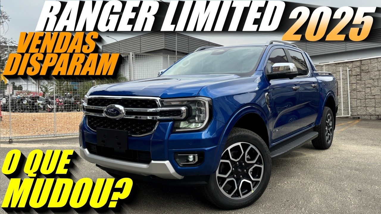 FORD RANGER LIMITED 2025 CHEGOU com mudanças! Vem descobrir o que mudou ...