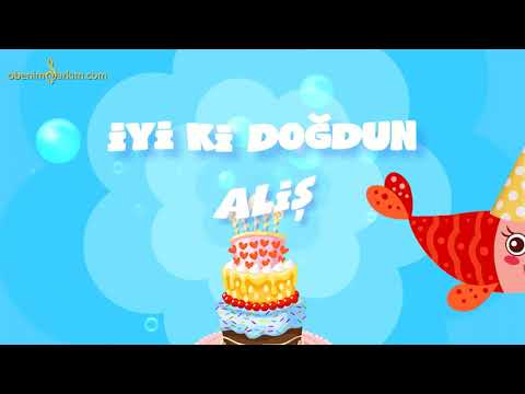 İyi ki Doğdun ALİŞ - İsme Özel Kırmızı Balık Doğum Günü Şarkısı