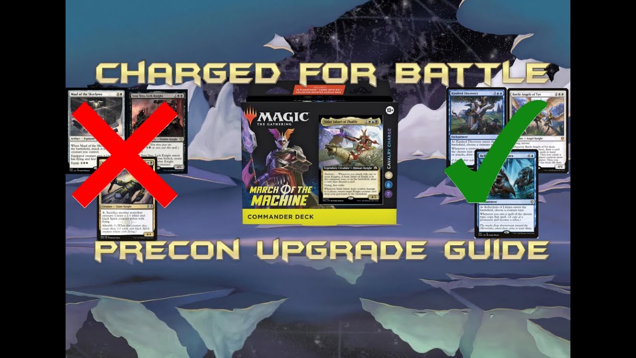Cavalry Charge EDH precon upgrade guide - YouTube