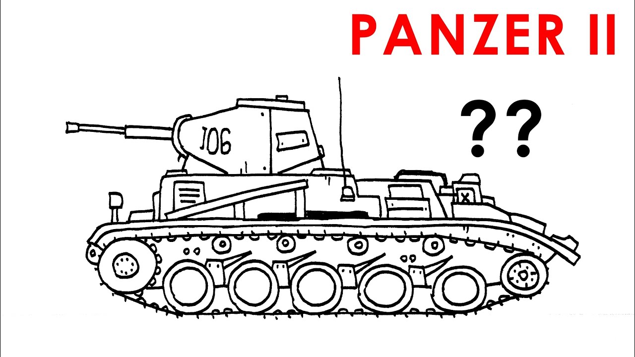 Cara Menggambar Tank Panzer II - World of Tanks - YouTube