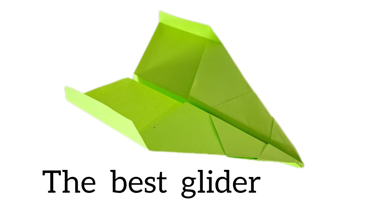The best paper planes, the best paper glider! ️ - YouTube