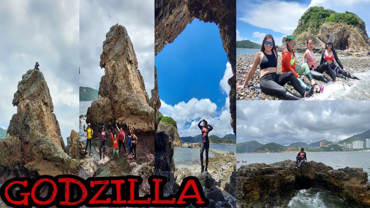 GODZILLA ROCK FORMATION @SOUTH BAY BEACH - YouTube