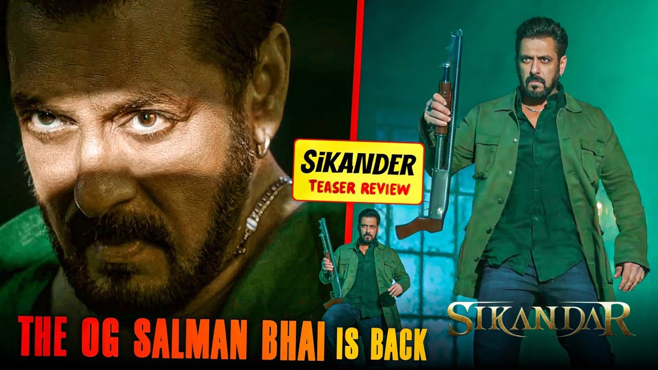 Sikander Teaser Review | OG Salman Bhai is Back 🔥😍 | T Films Studio ...