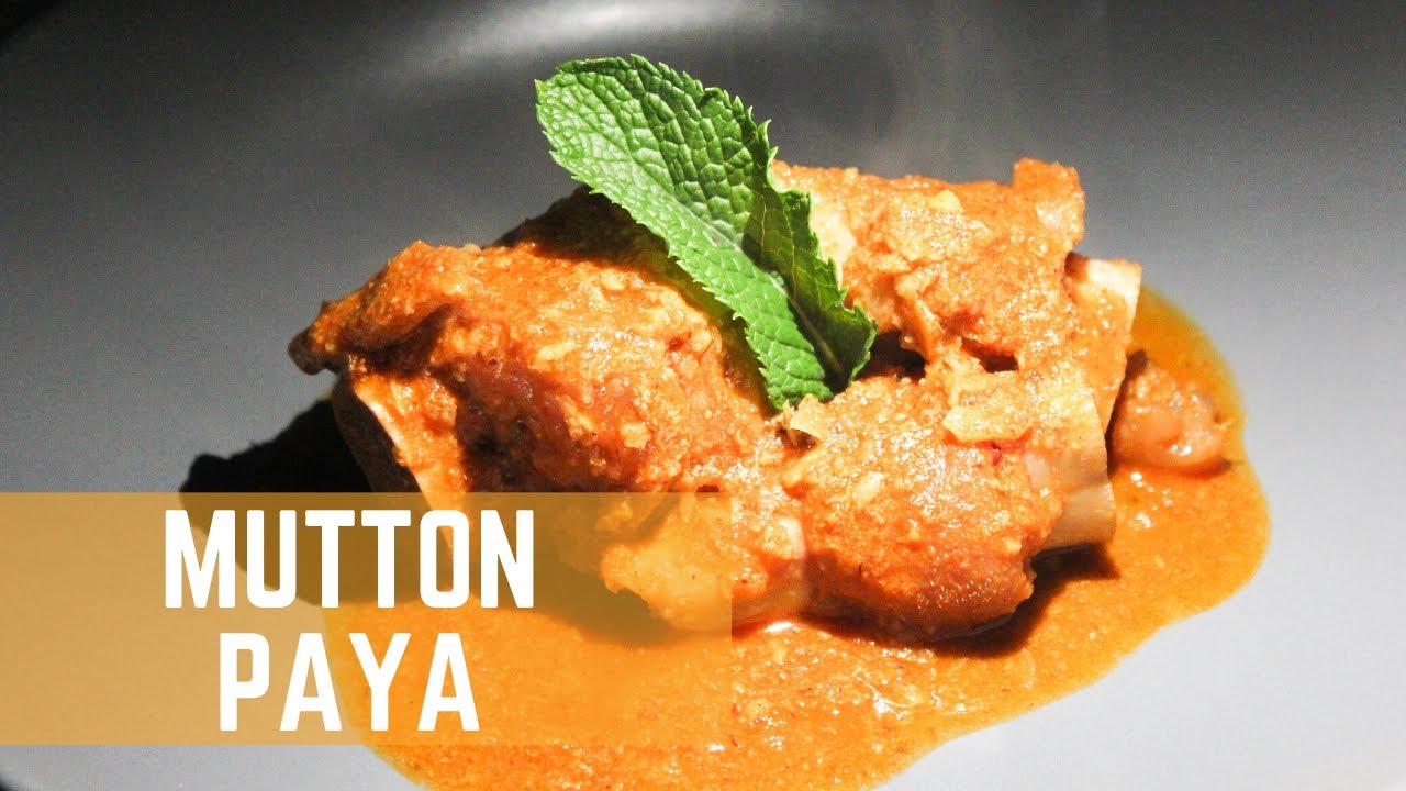 Mutton Paya Curry | Hyderabad special paya | Nalli paya curry | South ...