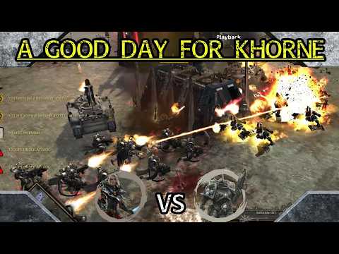 Dawn of War DE Soulstorm: 1 vs 1 Chaos Space Marines vs Sisters of Battle