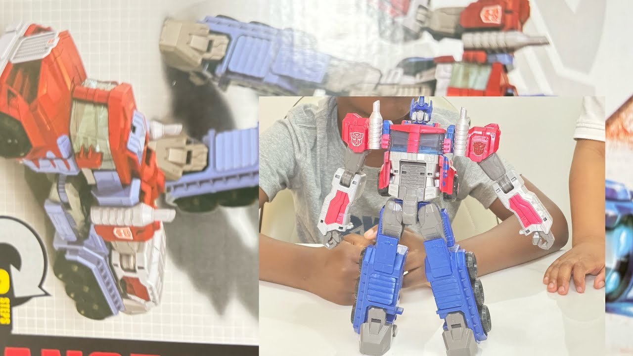 Transformer Optimus prime toy time let play - YouTube