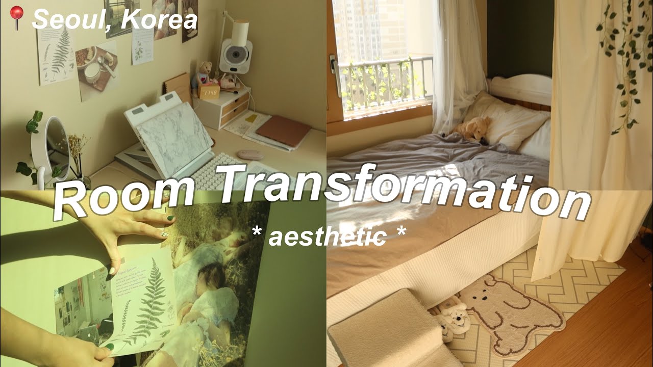 $600 EXTREME Korean ROOM MAKEOVER + Seoul apartment room tour 🇰🇷 ...