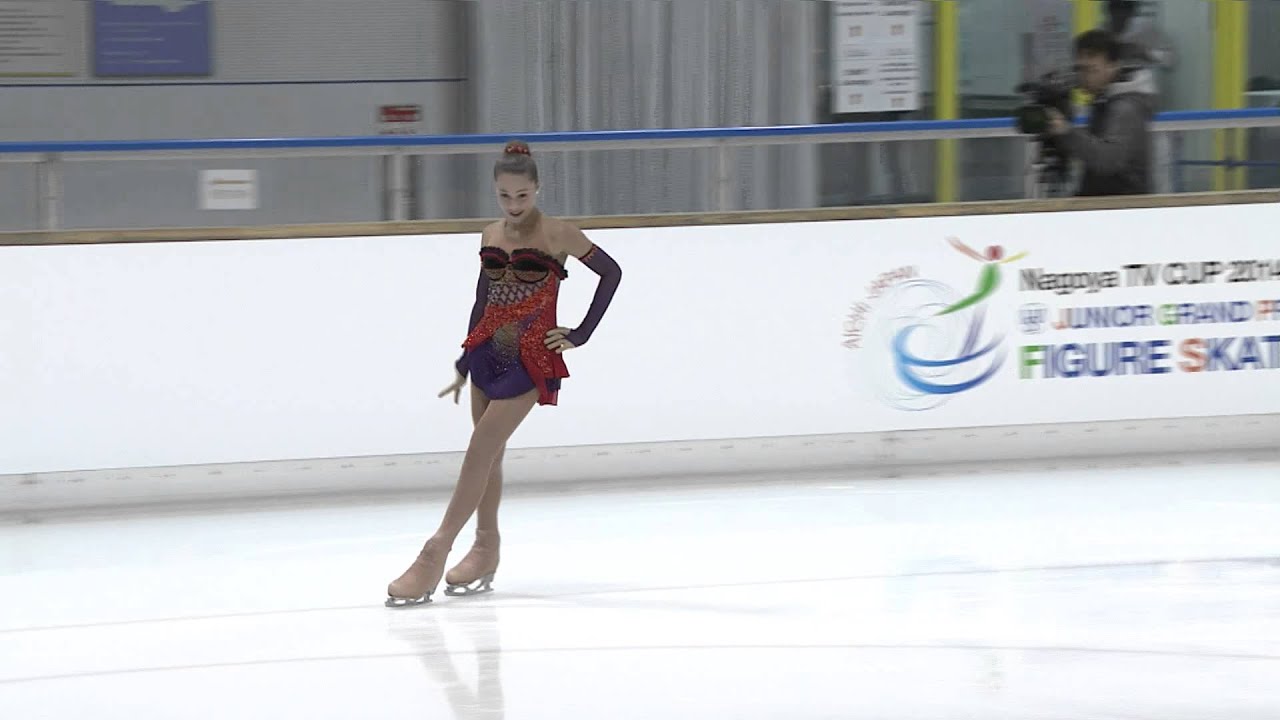 ISU 2014 Jr Grand Prix Aichi Ladies Short Program Michaela DU TOIT RSA ...