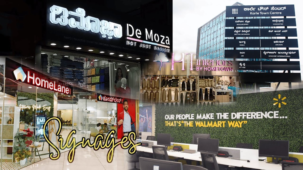 Office Signage For Corporates | Custom Indoor & Outdoor Branding | Neon ...